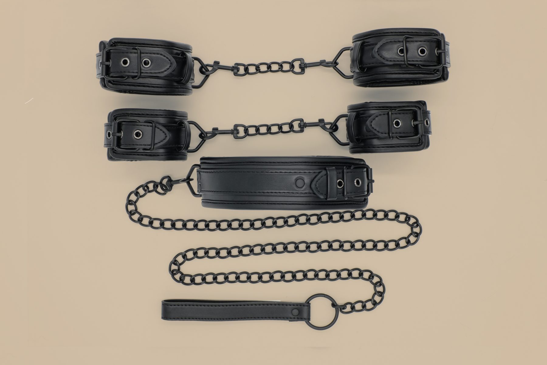 Cuffs for the neck, wrist, and ankle - Sensual Minded