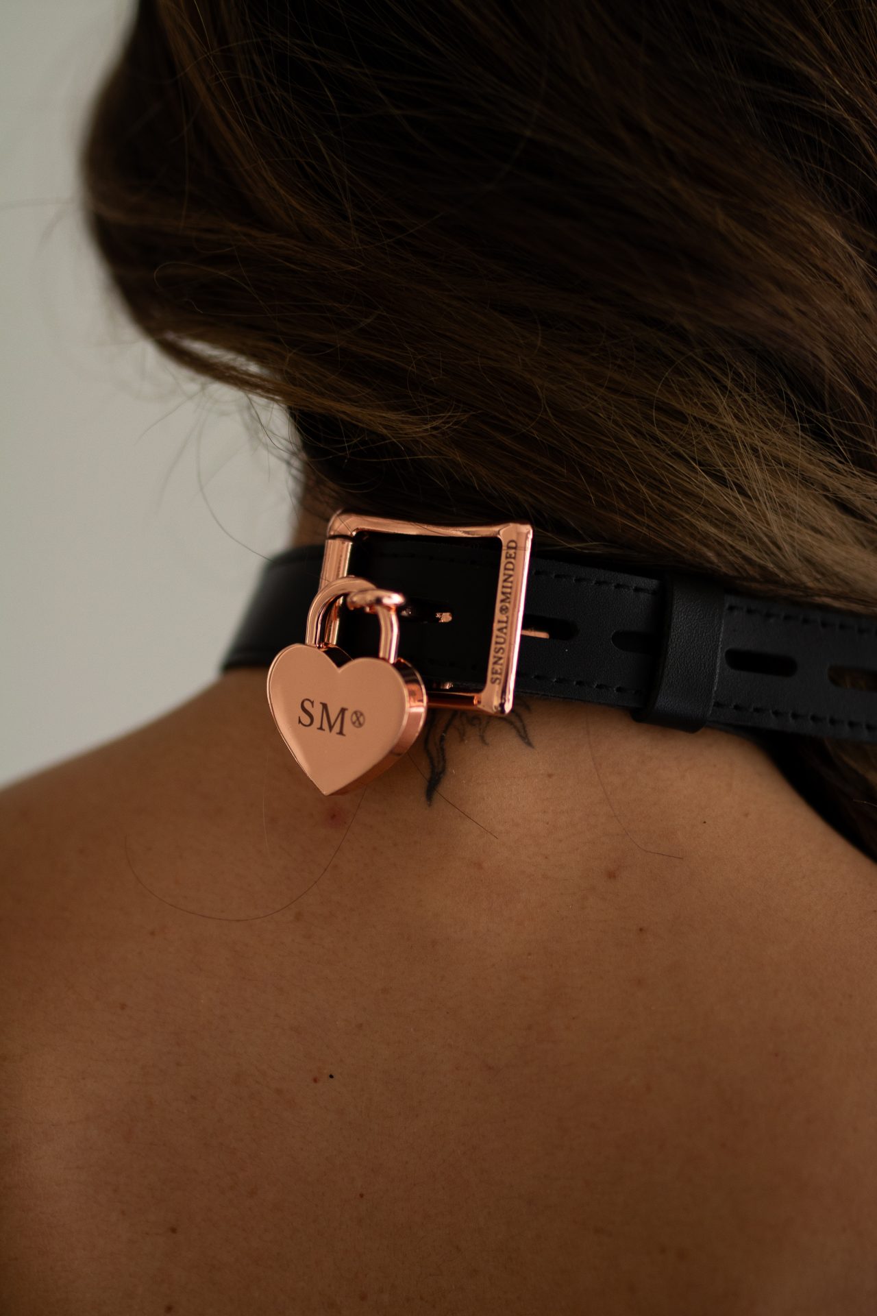 Leather choker “Kitten” - Sensual Minded